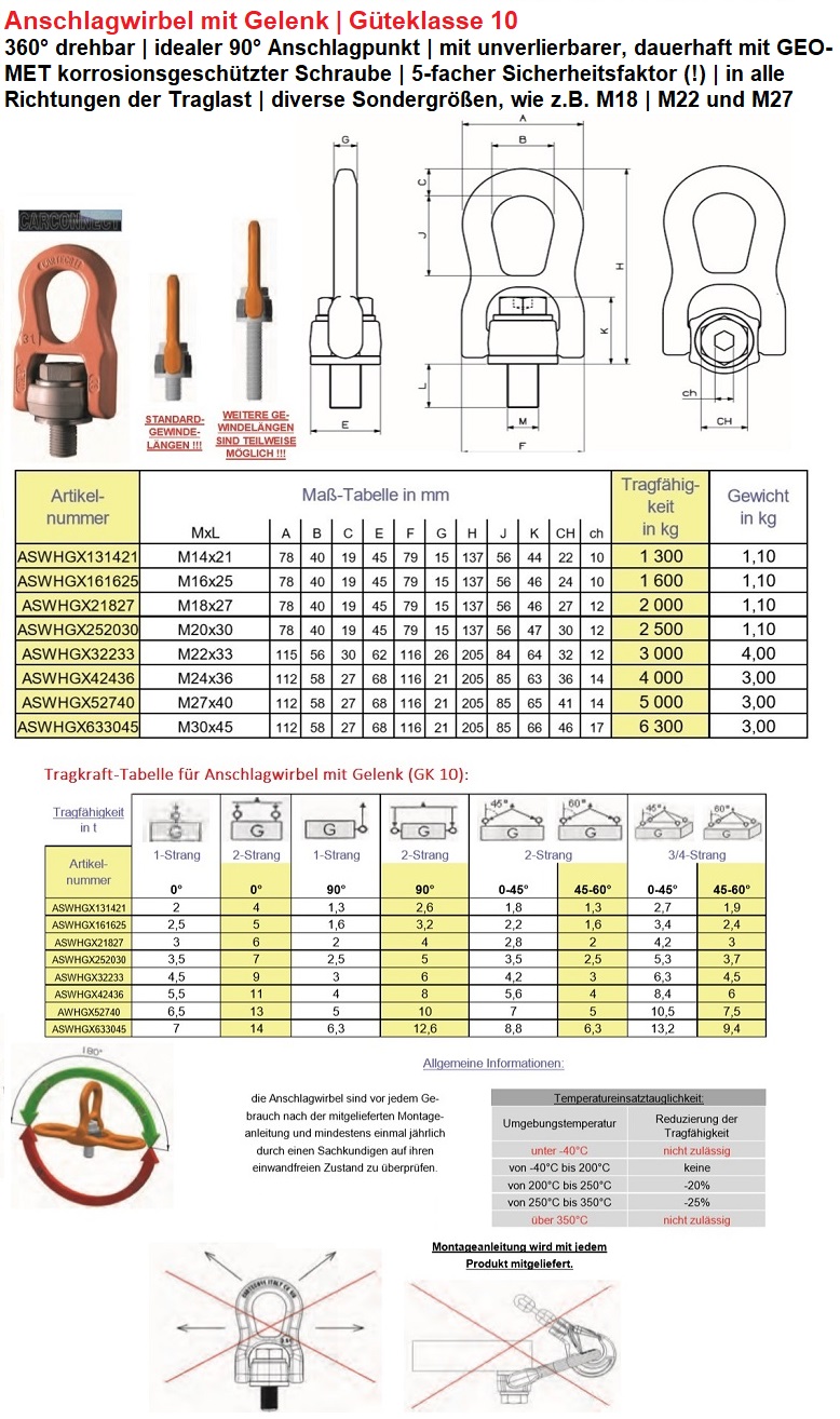Anschlagwirbel mit Gelenk | GK10